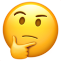 Nachdenkendes Gesicht Emoji 🤔