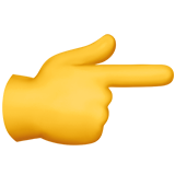 Backhand Index Pointing Right Emoji 👉