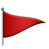 Triangular Flag Emoji 🚩