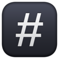 Keycap Number Sign Emoji #️⃣