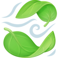 Leaf Fluttering in Wind Emoji 🍃