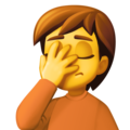 Person Facepalming Emoji 🤦