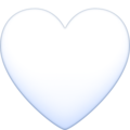 White Heart Emoji 🤍