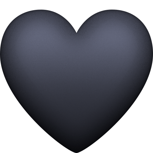 🖤 Corazón Negro emoji