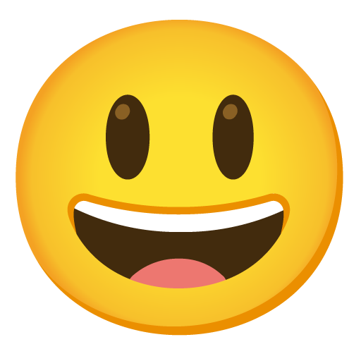 Grinning Face with Big Eyes Emoji 😃
