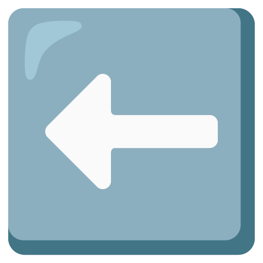 Left Arrow Emoji ⬅️