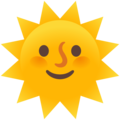 Sun with Face Emoji 🌞