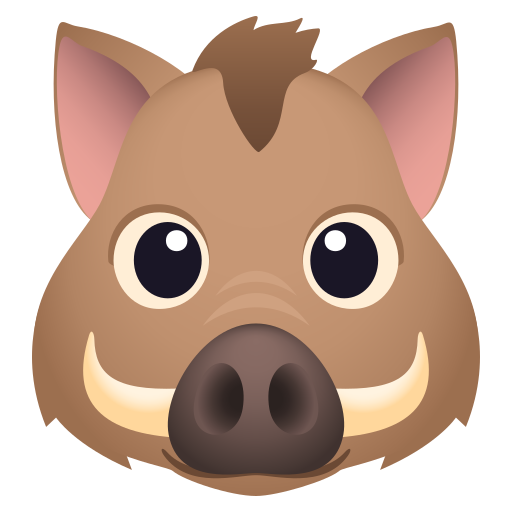 Boar Emoji 🐗