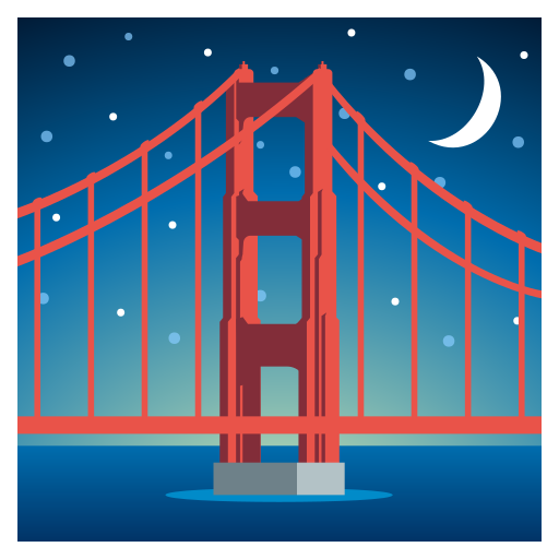 Bridge at Night Emoji 🌉