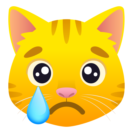 Gato Llorando emoji 😿