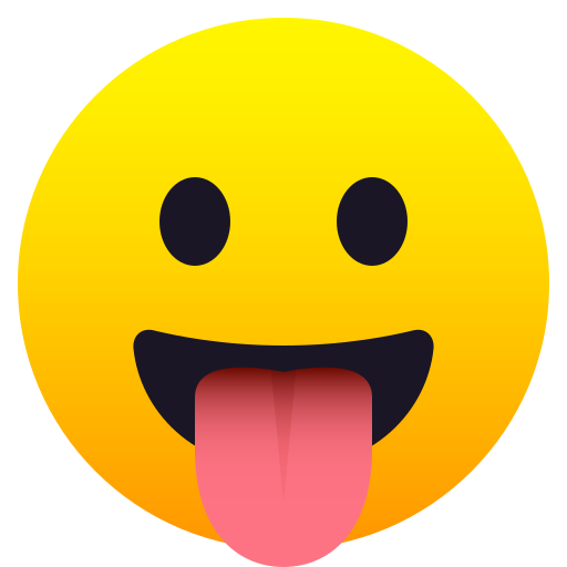 Face with Tongue Emoji 😛