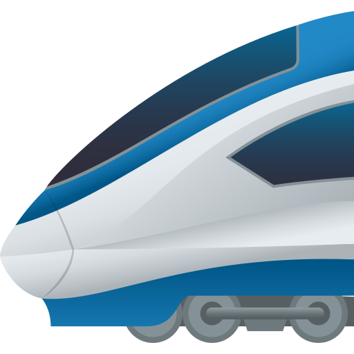High-Speed Train Emoji 🚄