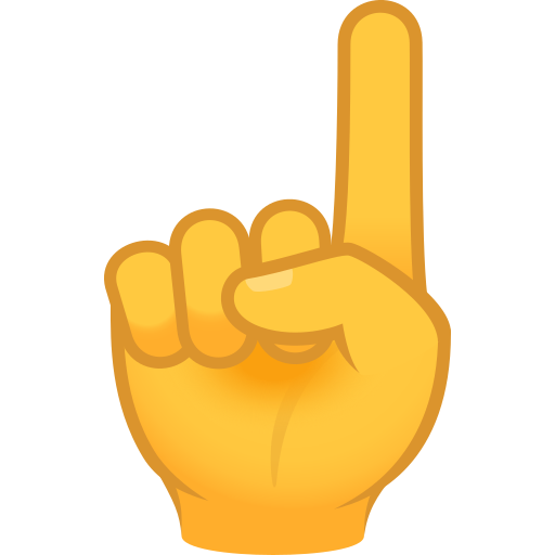 Index Pointing Up Emoji ☝️