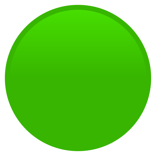 Círculo Verde emoji 🟢