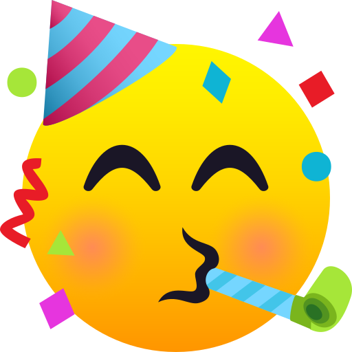 Partying Face Emoji 🥳