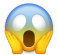 Vor Angst Schreiendes Gesicht Emoji 😱