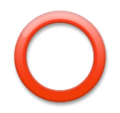 Hollow Red Circle Emoji ⭕