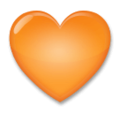 Orange Heart Emoji 🧡