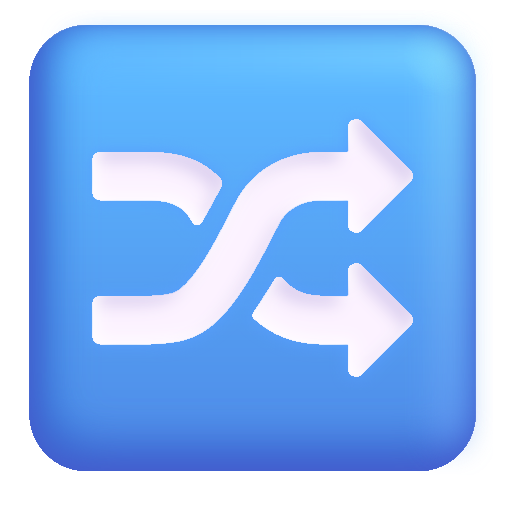 Shuffle Tracks Button Emoji 🔀
