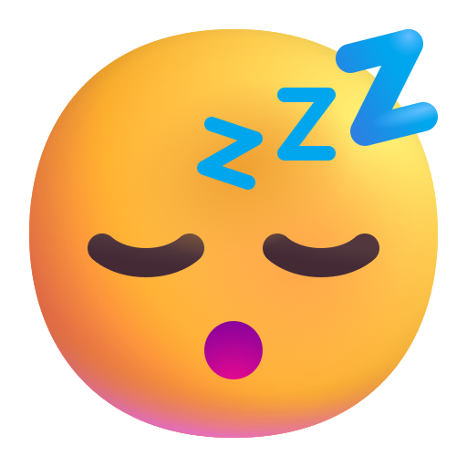 Спит эмодзи 😴