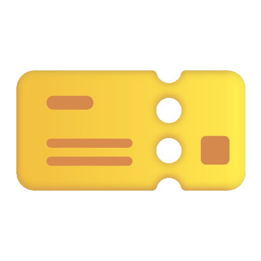 ตั๋ว อีโมจิ 🎫