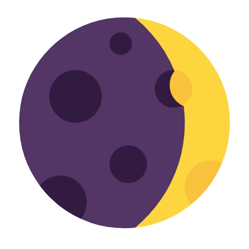 Waxing Crescent Moon Emoji 🌒