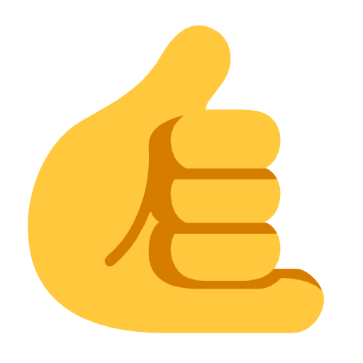 Call Me Hand Emoji 🤙