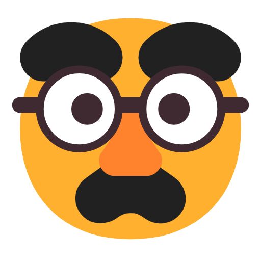 Disguised Face Emoji 🥸