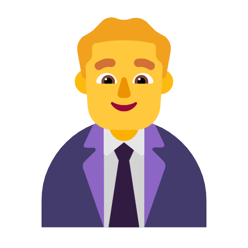 Man Office Worker Emoji 👨‍💼