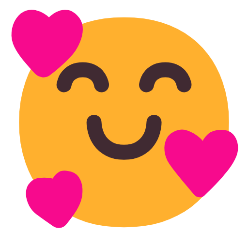 Smiling Face with Hearts Emoji 🥰