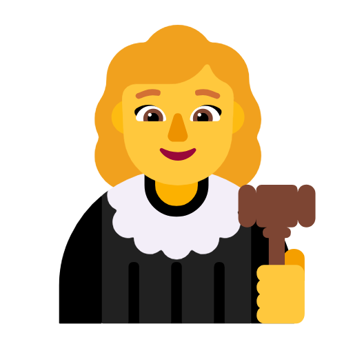 Woman Judge Emoji 👩‍⚖️