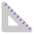 Triangular Ruler Emoji 📐