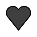 Black Heart Emoji 🖤
