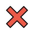 Cross Mark Emoji