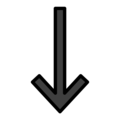 Down Arrow Emoji ⬇️