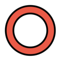 Hollow Red Circle Emoji ⭕