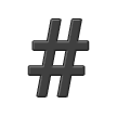 Hash Sign Emoji #️