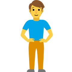 Man Standing Emoji 🧍‍♂️