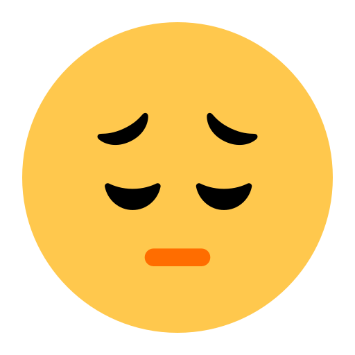 Pensive Face Emoji 😔