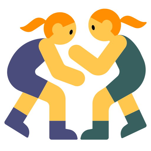 Women Wrestling Emoji 🤼‍♀️