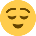 Relieved Face Emoji 😌