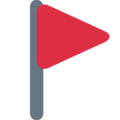 Triangular Flag Emoji 🚩