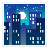 Night with Stars Emoji 🌃