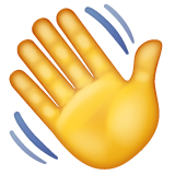 Waving Hand Emoji 👋