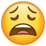 Weary Face Emoji 😩